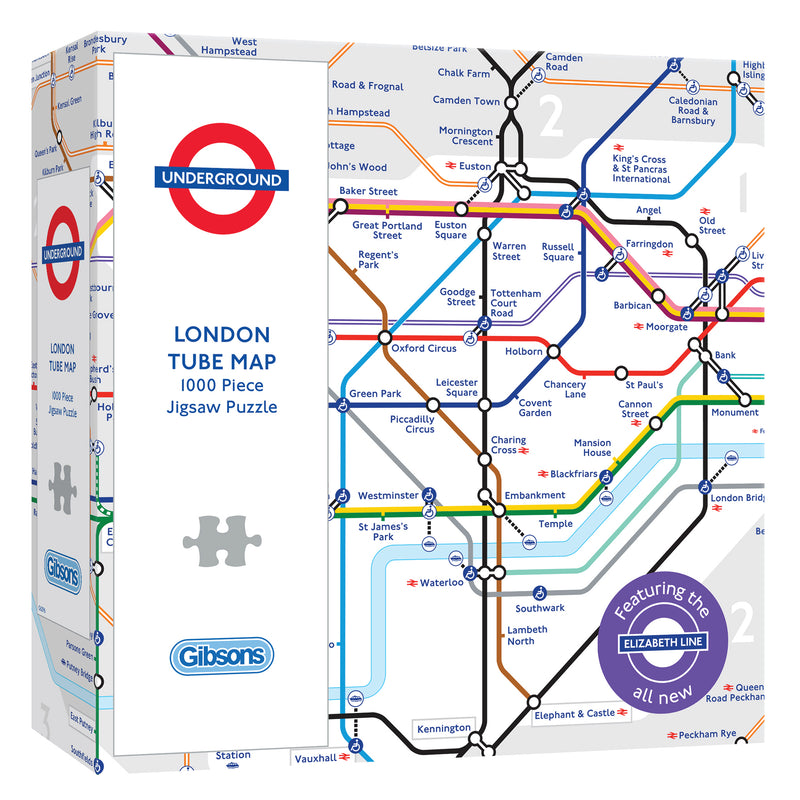 TfL London Tube Map – Gibsons B2B